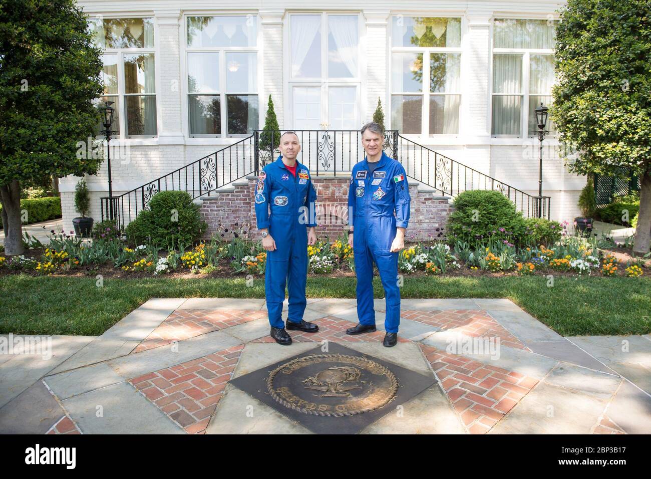 On May 7, 2018, NASA astronaut Randy Bresnik and ESA astronaut Paolo ...