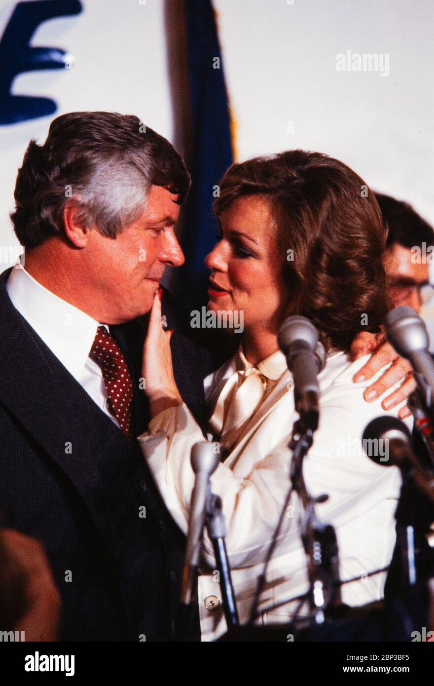 Phyllis George with husband and Kentucky governor elect John Y Brown on ...