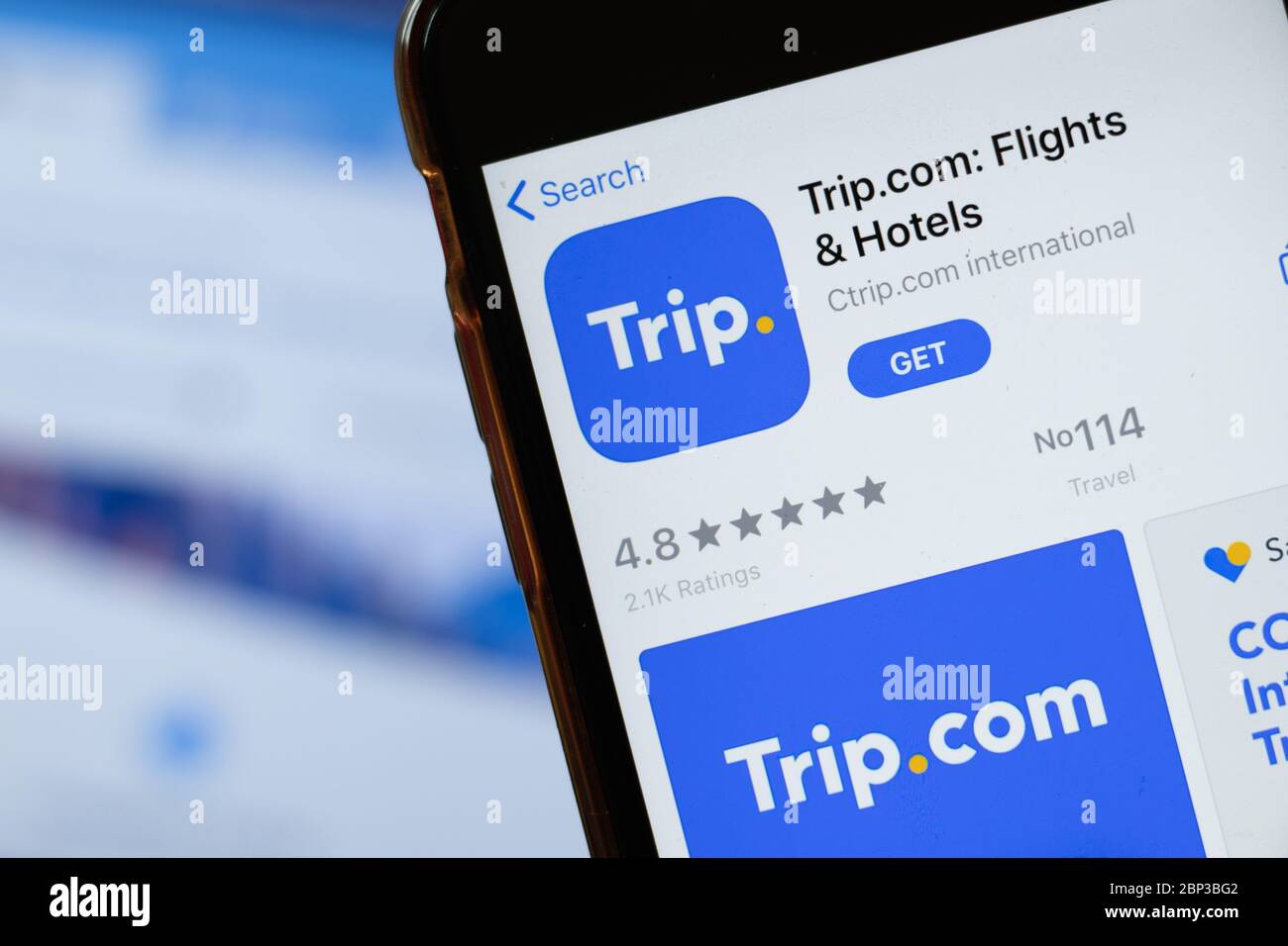Trip com logo hi-res stock photography and images - Alamy