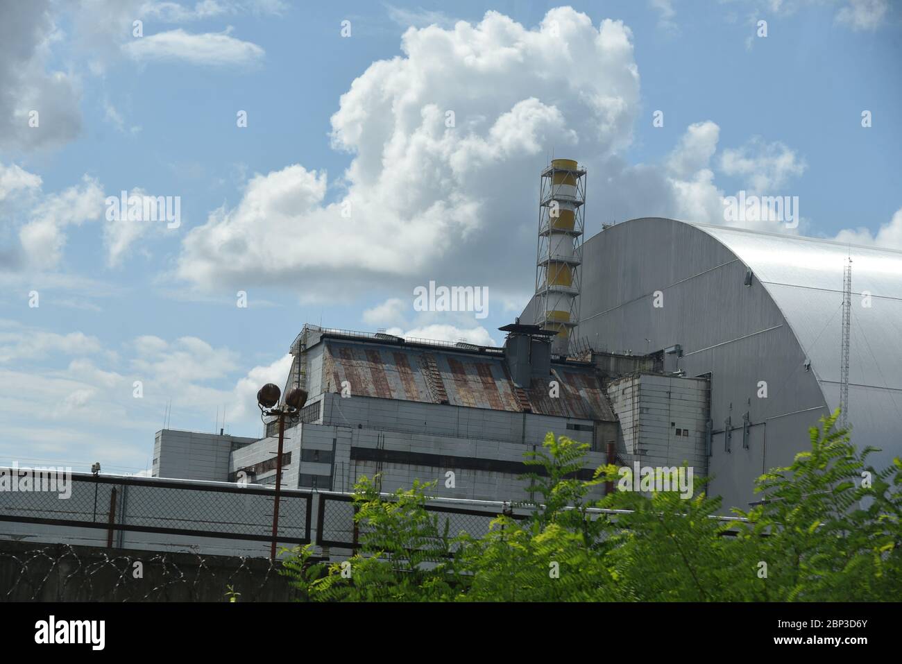 Chernobyl new safe confinement. Chernobyl nuclear power plant Stock ...