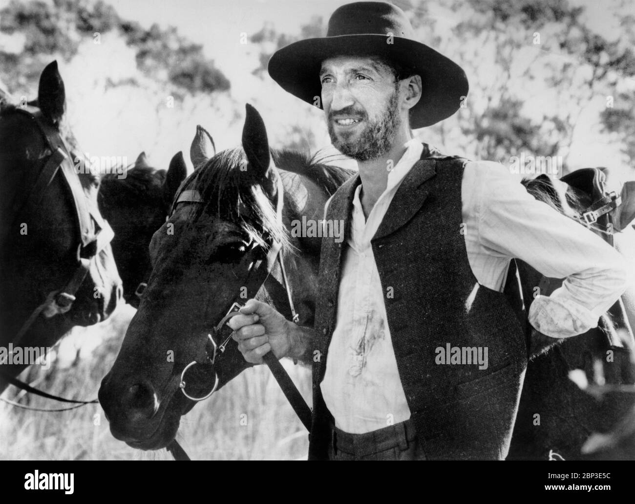 Arthur Dignam, on-set of the Film, "We of the Never Never", Triumph Film, Columbia Pictures ...