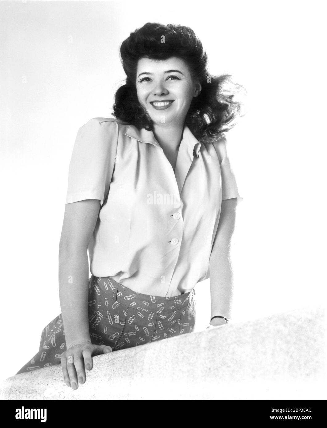 Actress Jean Marie "Jeff" Donnell, Half-Length Publicity Portrait ...