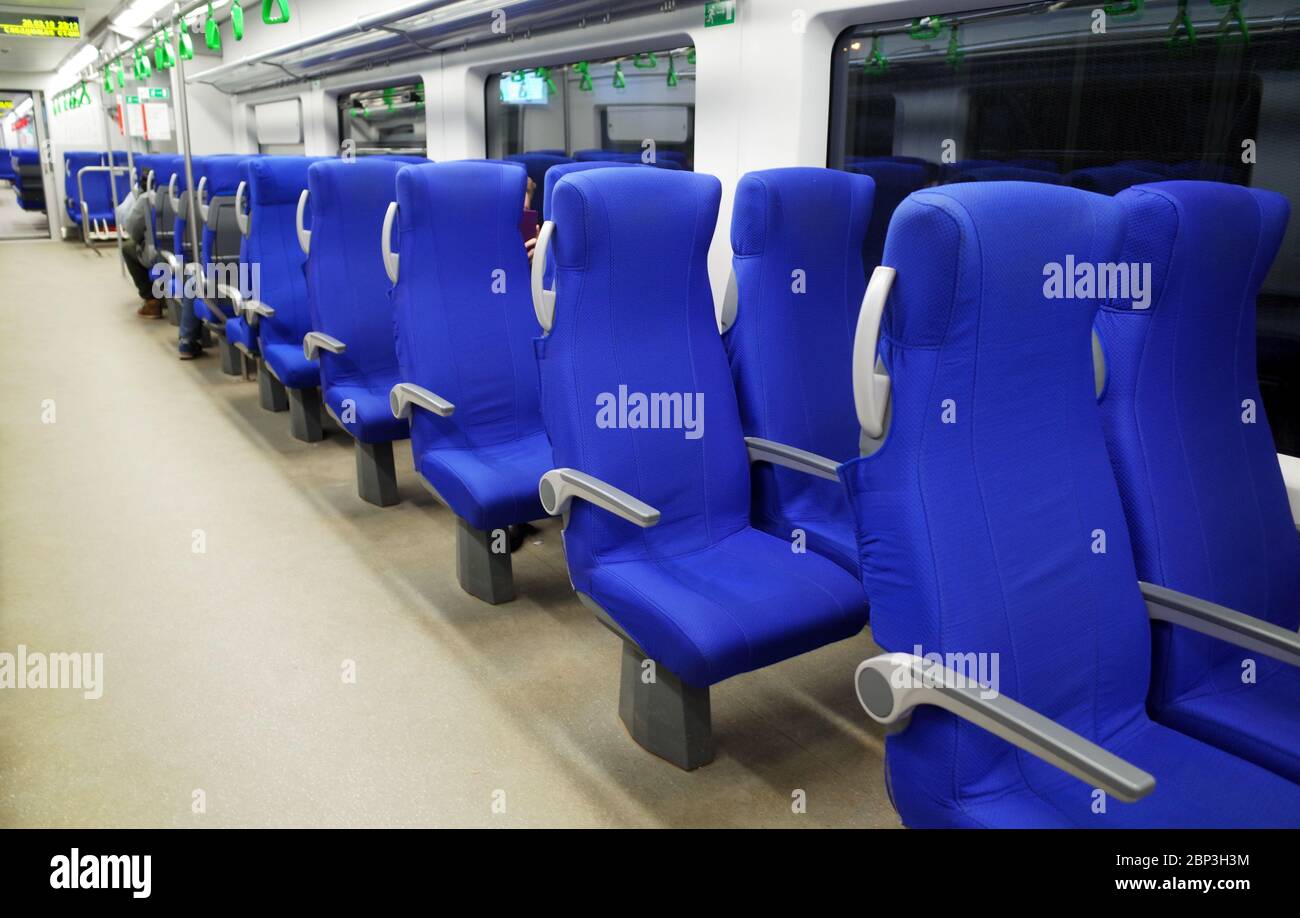 Seats inside new intercity train hi-res stock photography and images ...