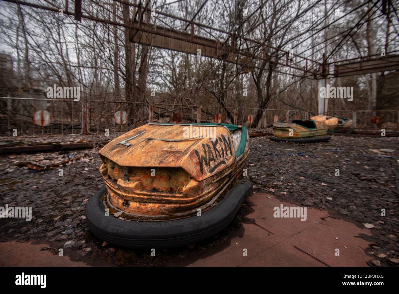 Chernobyl abandoned cars hi-res stock photography and images - Alamy