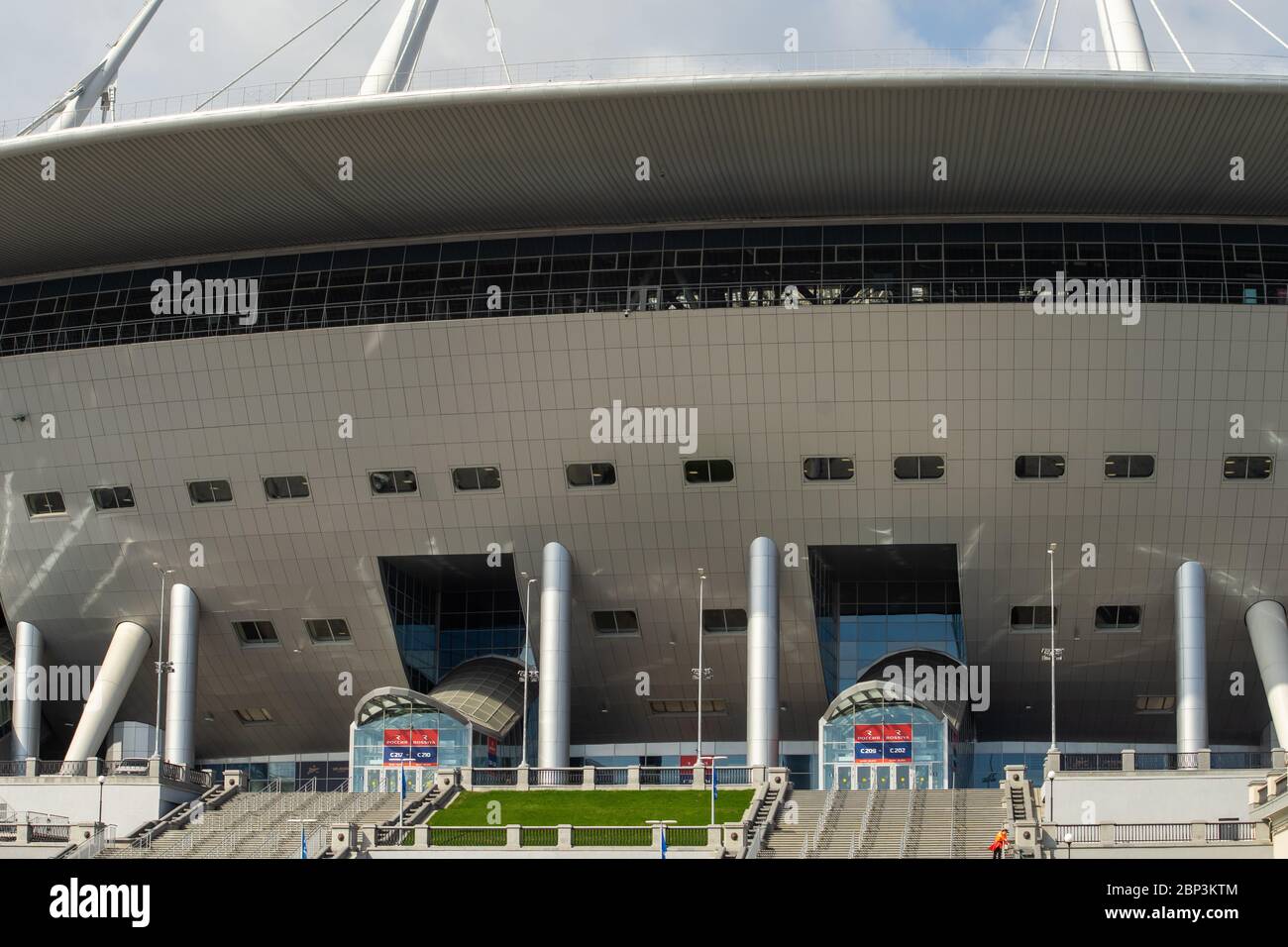 April 29, 2018, St. Petersburg, Russia. Krestovsky Stadium, known as ...