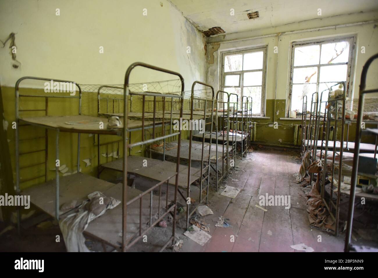 Chernobyl Exclusion Zone abandoned buildings Stock Photo - Alamy