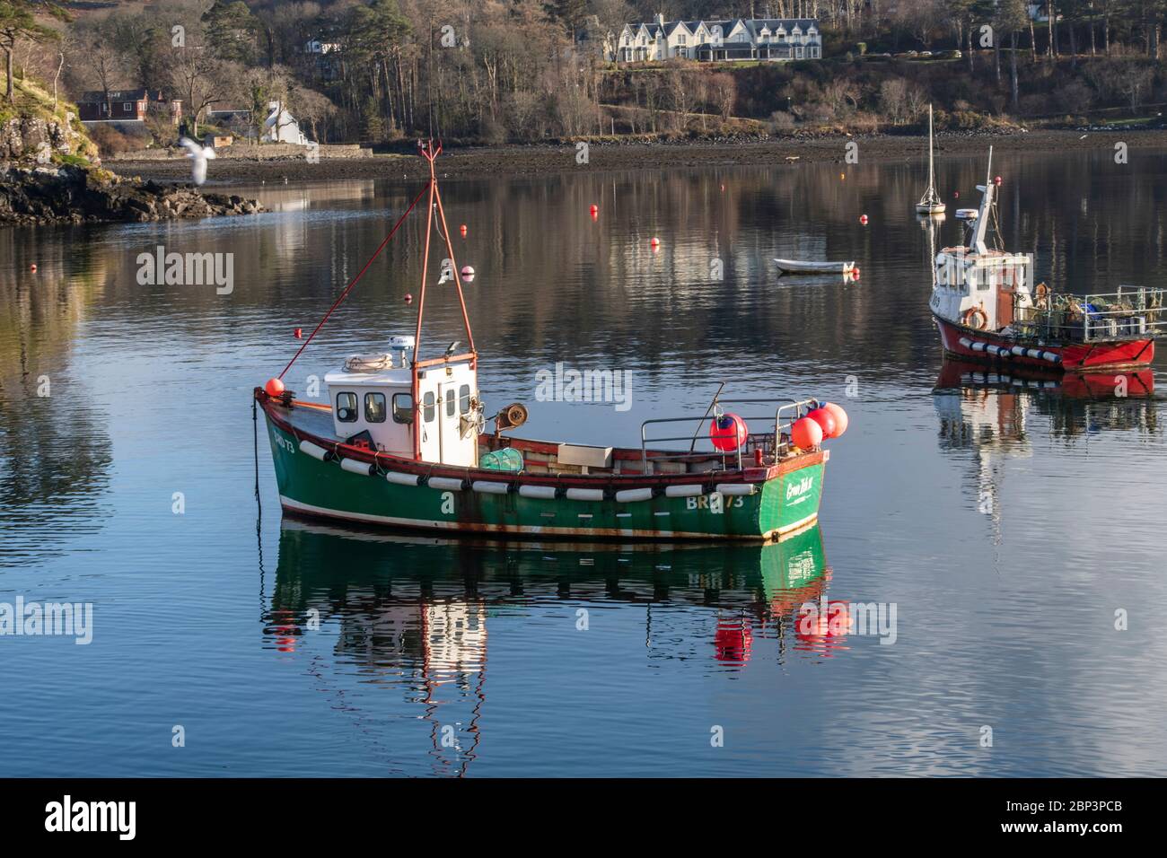 Prints Digital Prints Boats in Portree harbour Art & Collectibles etna ...