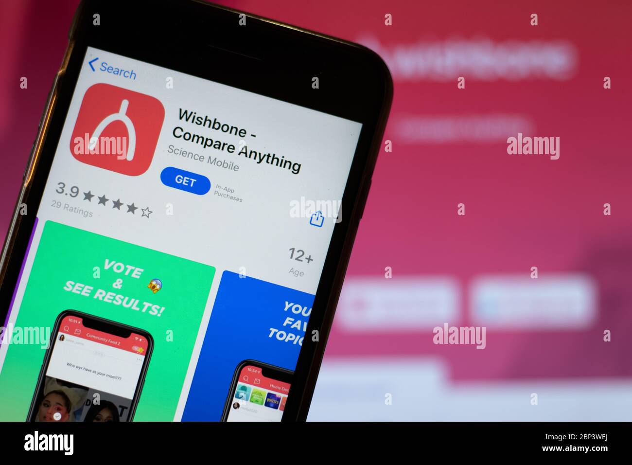 Wishbone app hi-res stock photography and images - Alamy