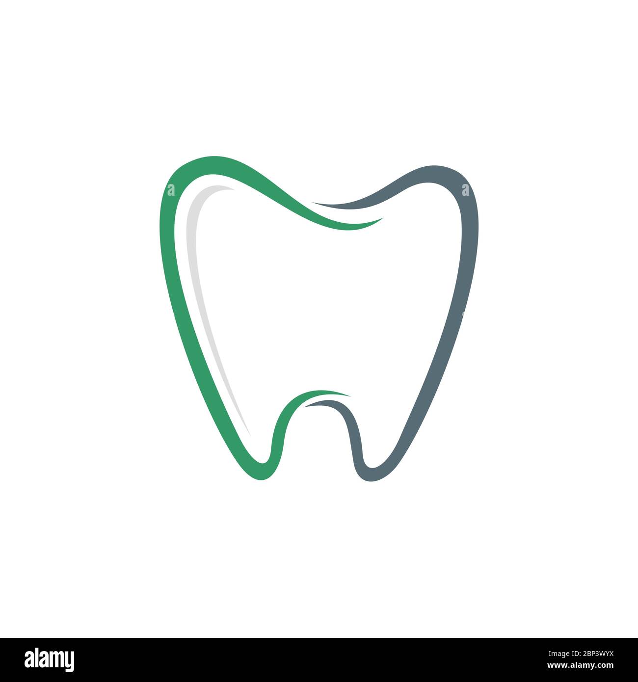 Tooth Shape Dental Care Logo Template Illustration Design. Vector EPS ...