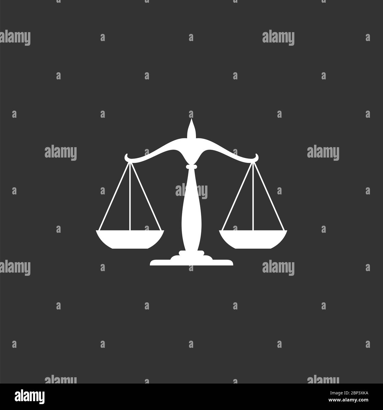 Scale of Justice Logo Template Illustration Design. Vector EPS 10 Stock ...