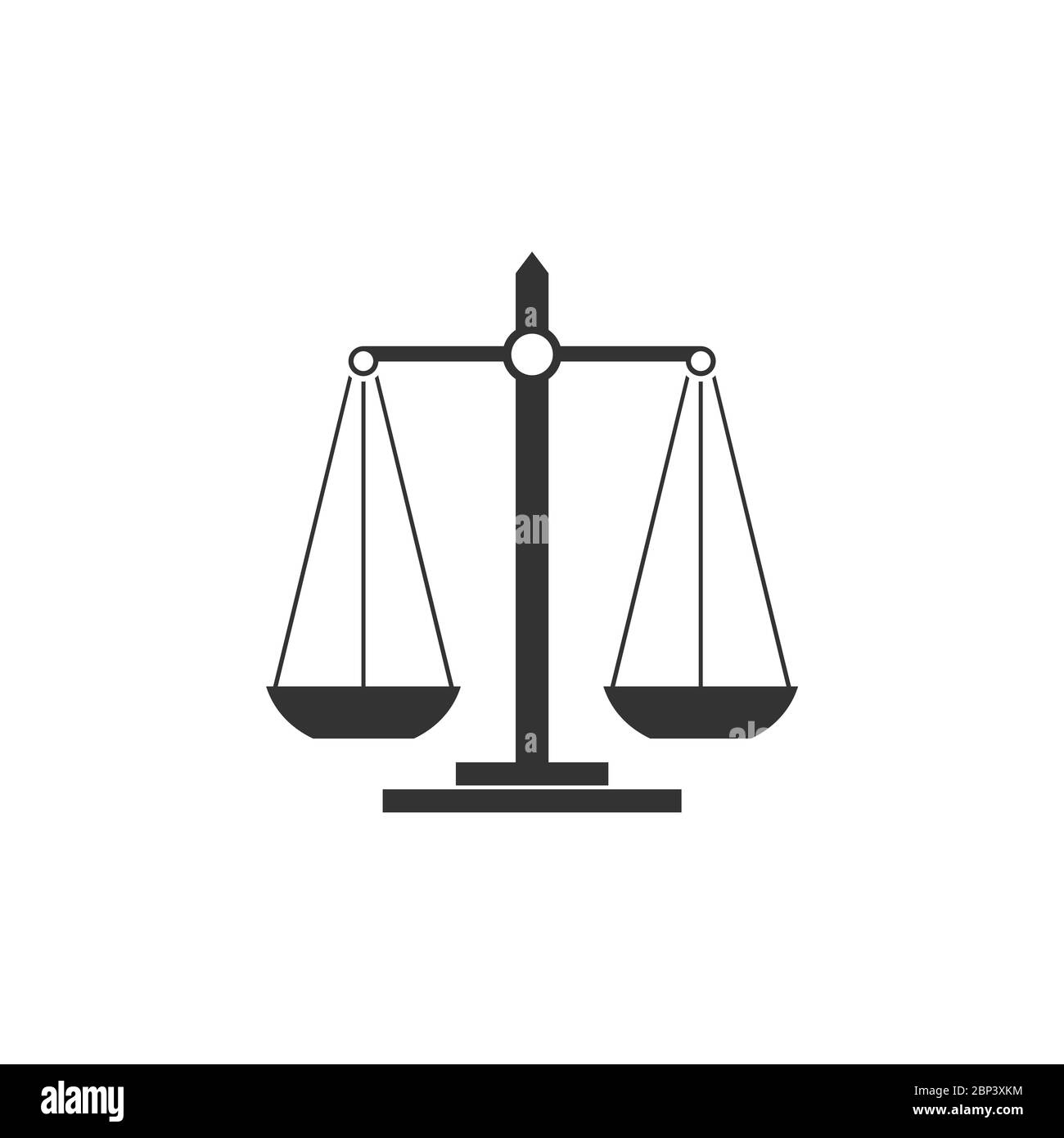 Scale of Justice Logo Template Illustration Design. Vector EPS 10 Stock ...