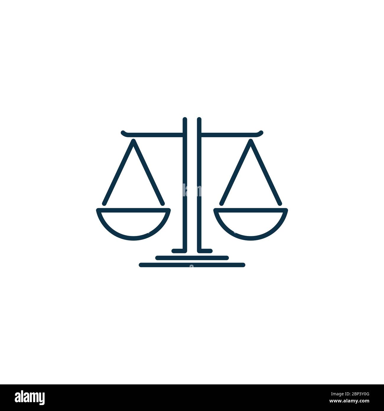 Scale of Justice Logo Template Illustration Design. Vector EPS 10 Stock ...