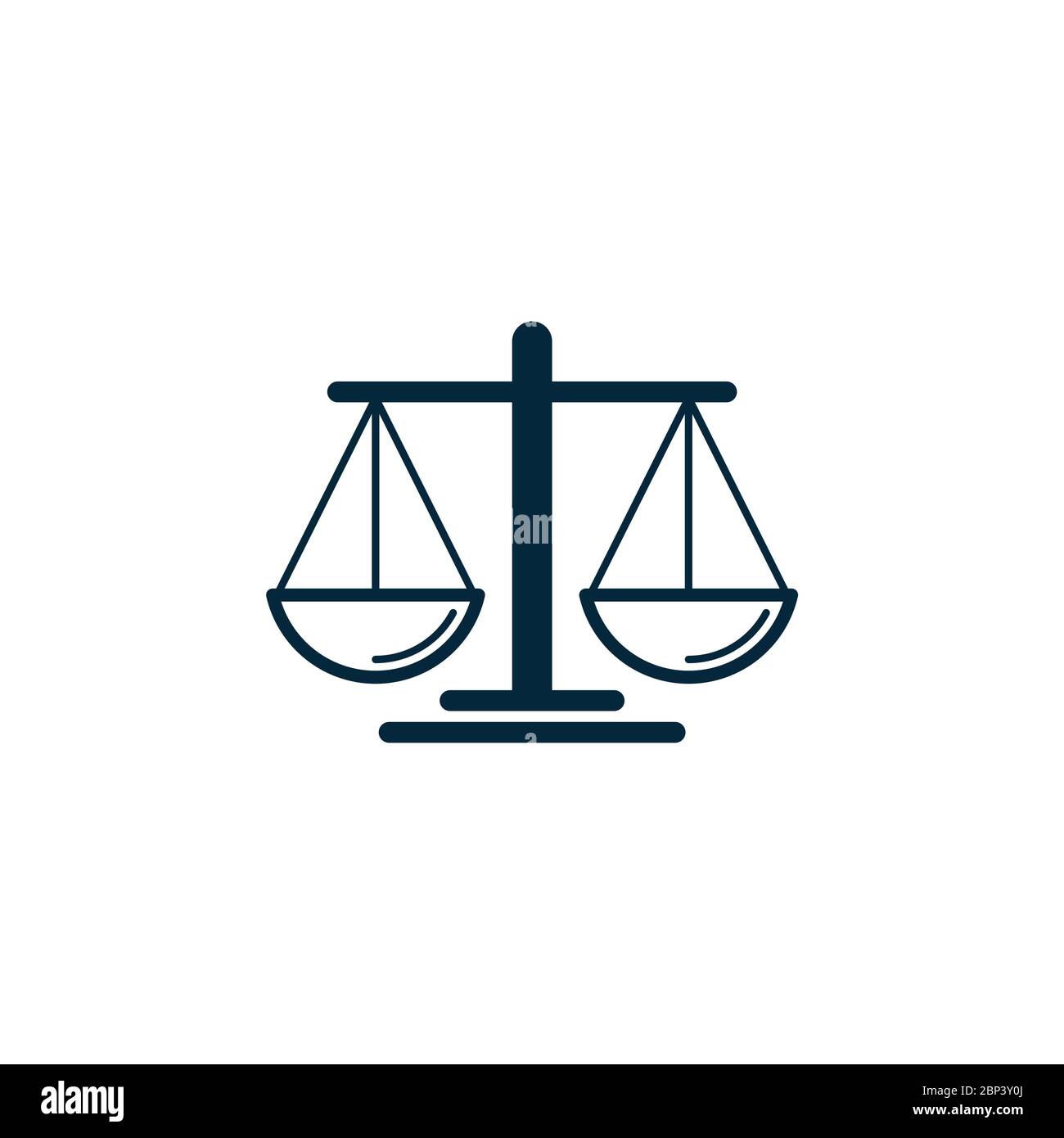 Scale of Justice Logo Template Illustration Design. Vector EPS 10 Stock ...