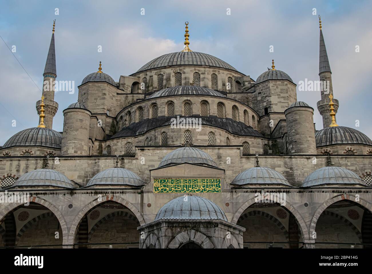 blue architecture and icónic building in istanbul Stock Photo - Alamy