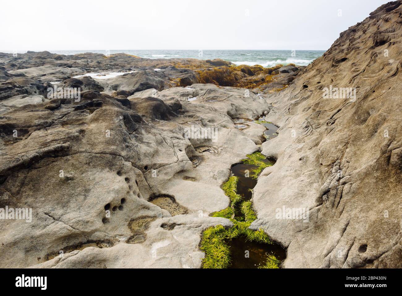 Rugged coastline near Tow Hill in Naikoon Provincial Park, Haida Gwaii ...