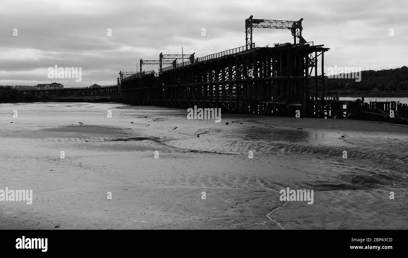 Dunston Staiths, Gateshead, UK following destructive fire on 16 May ...