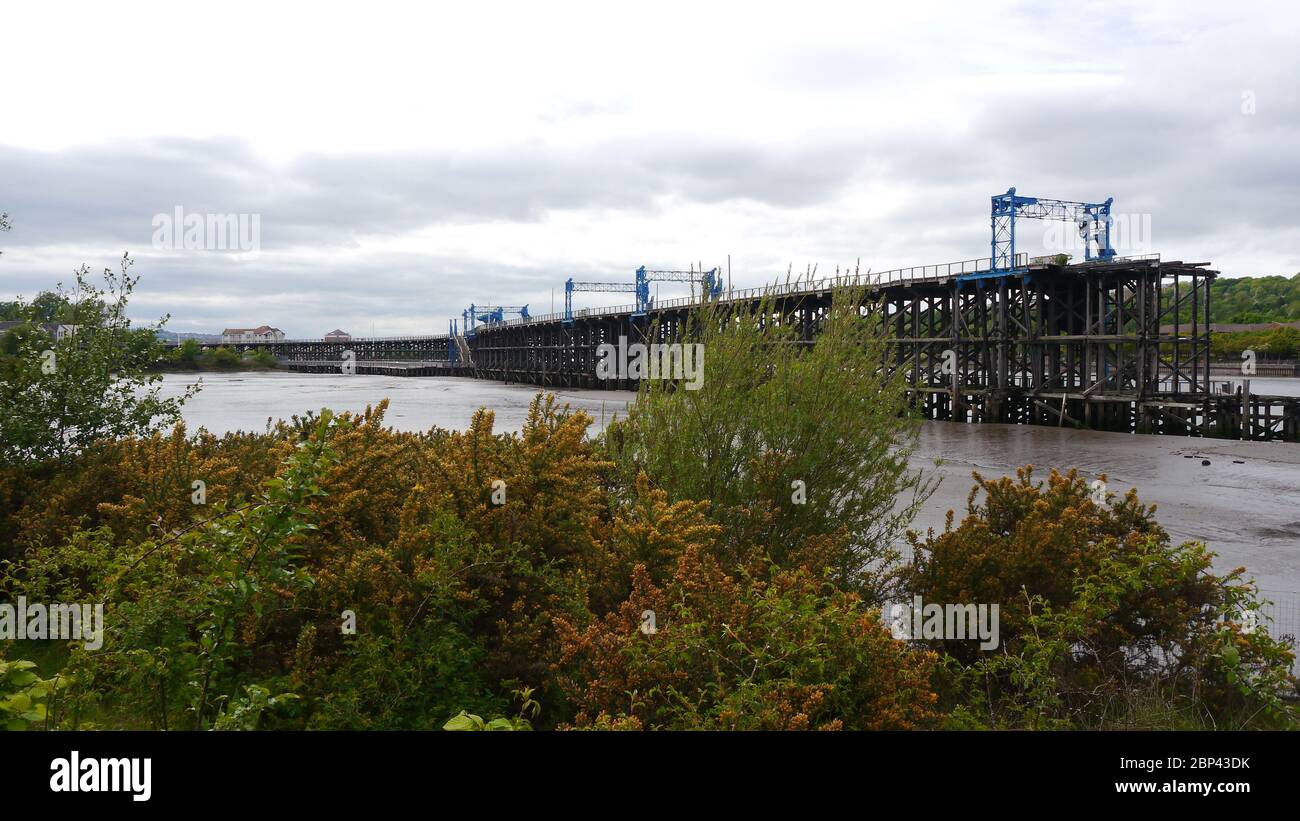 Dunston Staiths, Gateshead, UK following destructive fire on 16 May ...