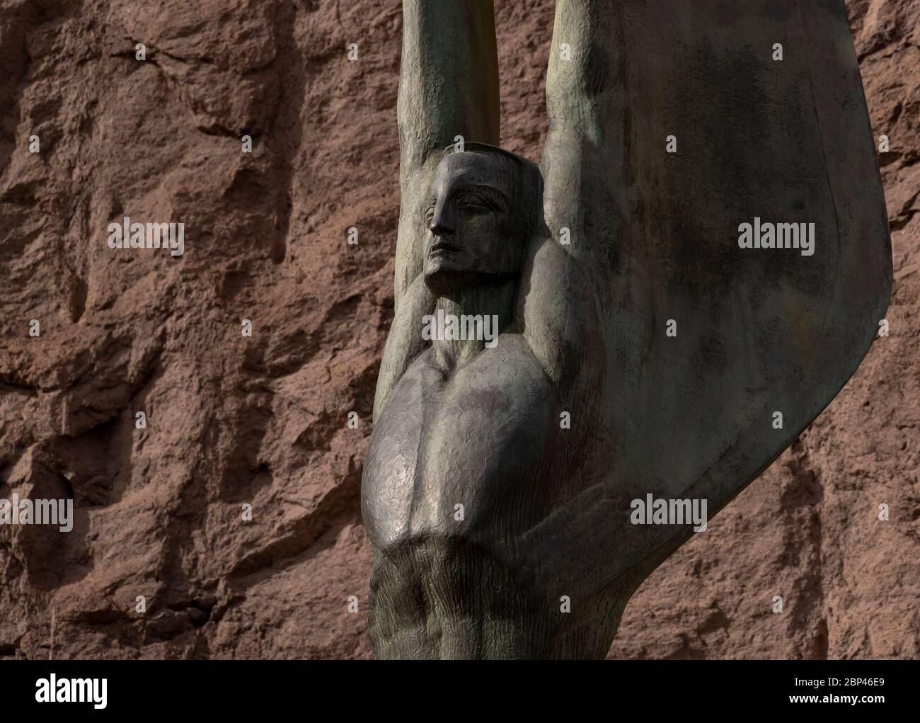 Bolder City, Hoover dam angels, Hoover Dam soaring guardian angels ...