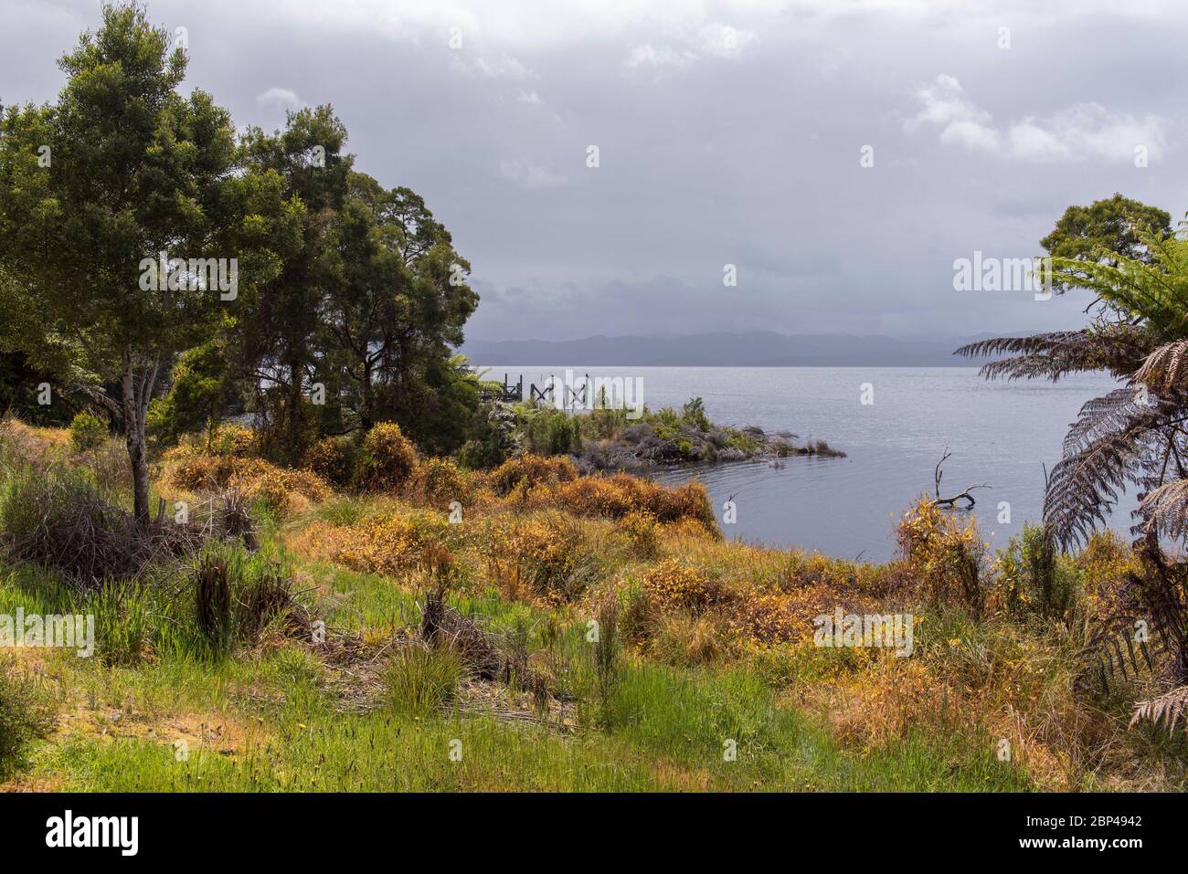 Sarah Island in Macquarie Harbour is the site of Tasmania's oldest and ...