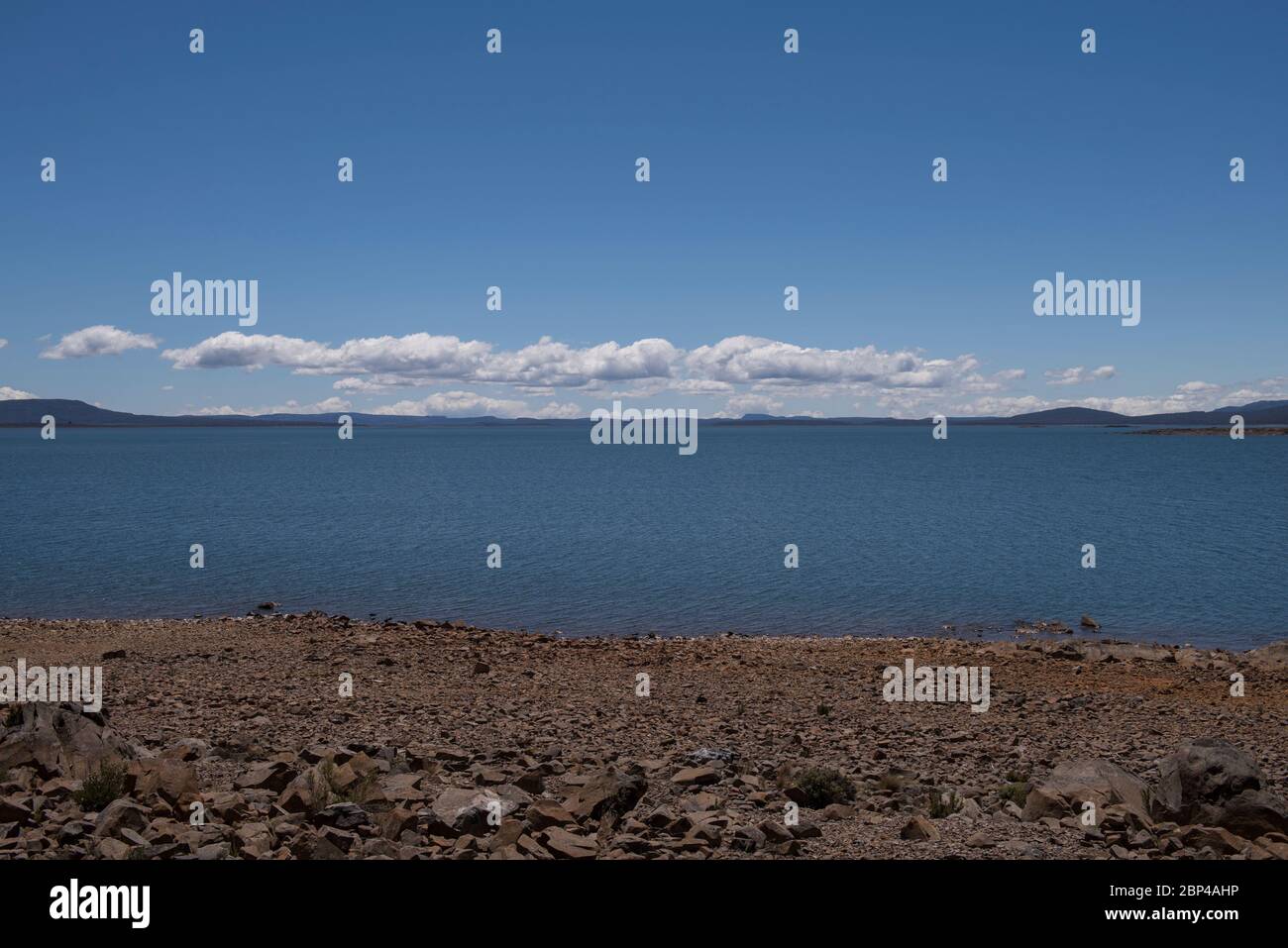 The Great Lake is a man-made reservoir created by the Miena Dam in the ...
