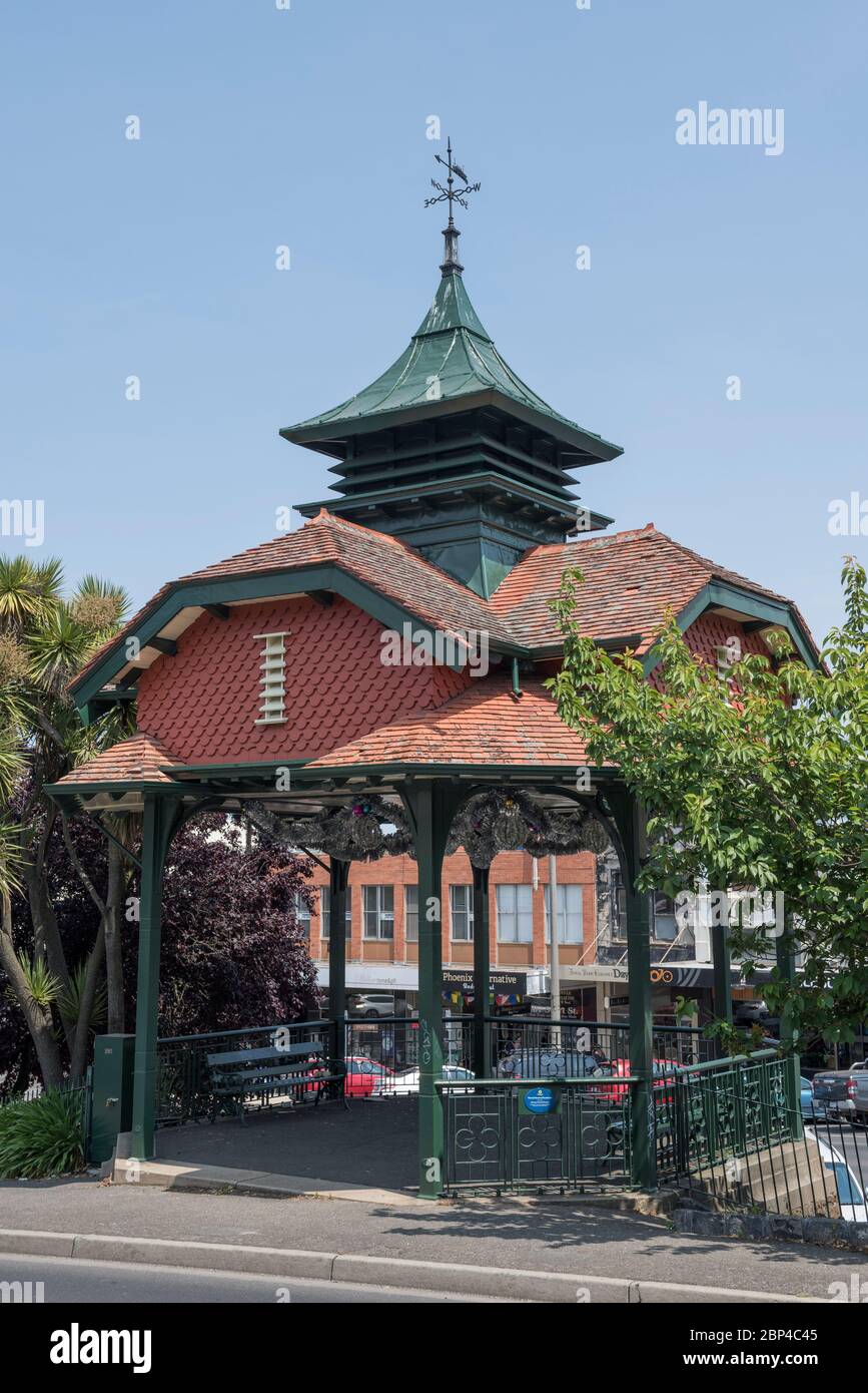 The Titanic Memorial Bandstand in Sturt St, Ballarat, Victoria ...