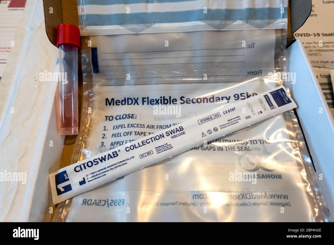 COVID-19 home testing kit supplied to 10,000 randomly selected ...