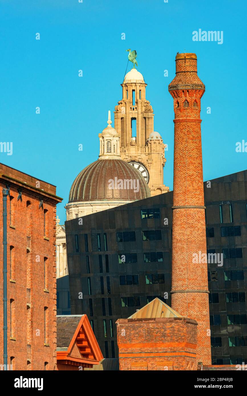 Albert dock liverpool aerial hi-res stock photography and images - Alamy