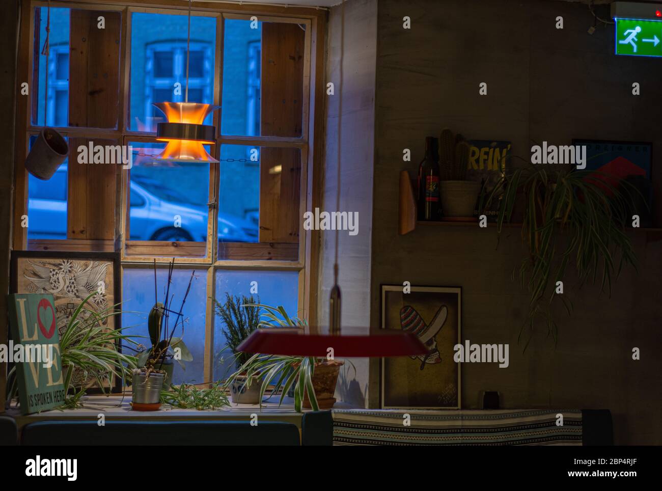 Interior vintage window from a danish design, Denmark, Copenhague, 2019 ...