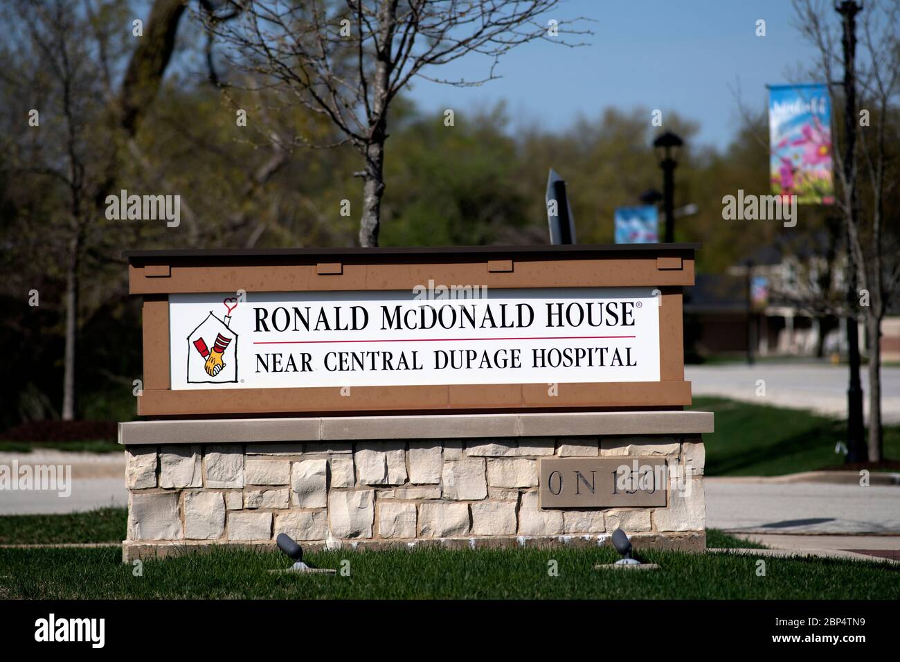 Winfield, Illinois, USA. A Ronald McDonald House in suburban Chicago in ...