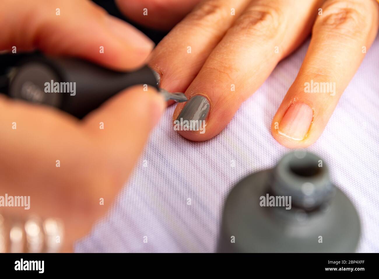 Manicure hands hi-res stock photography and images - Alamy