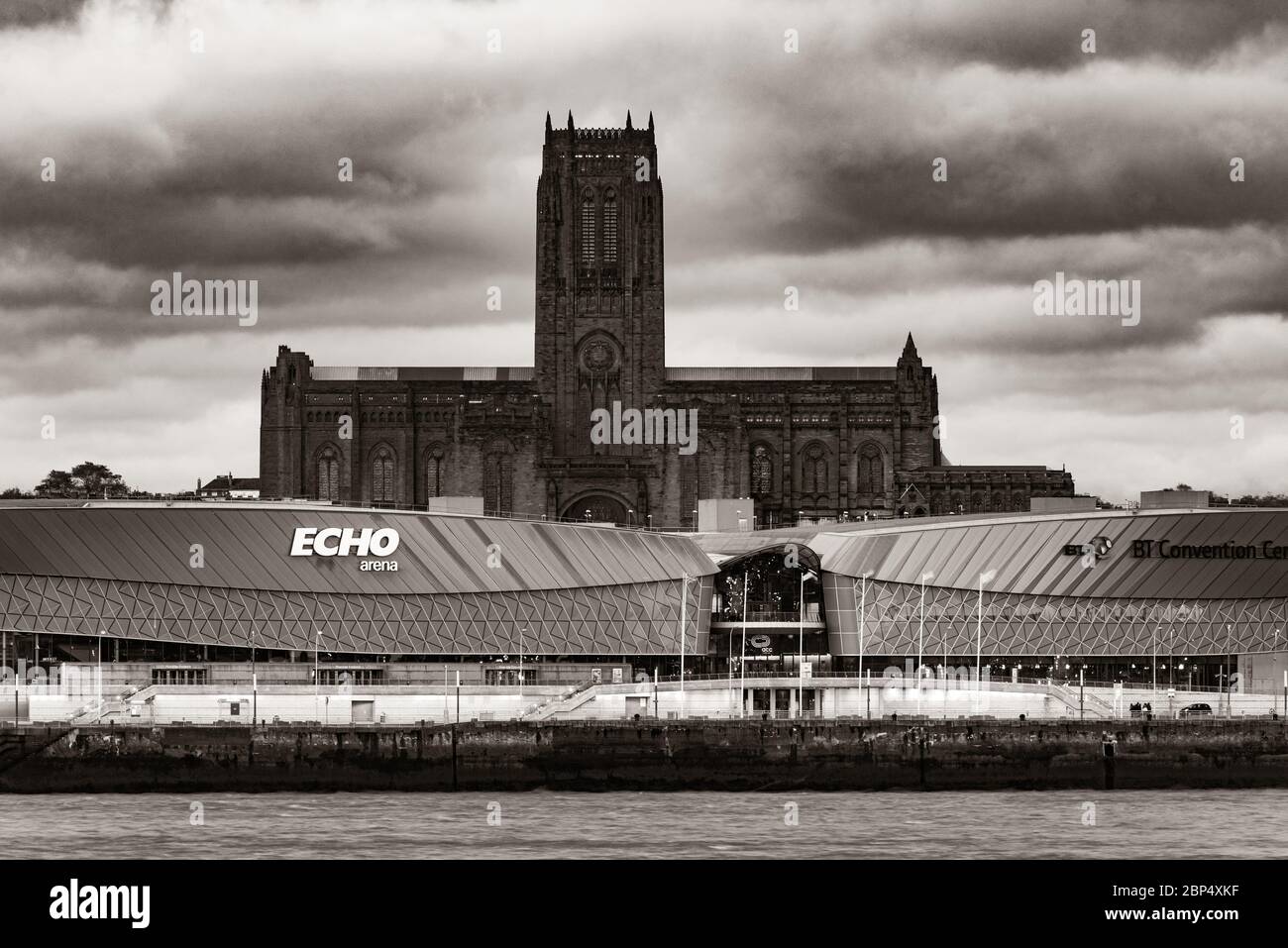 Liverpool skyline cityscape with buildings in England in United Kingdom ...