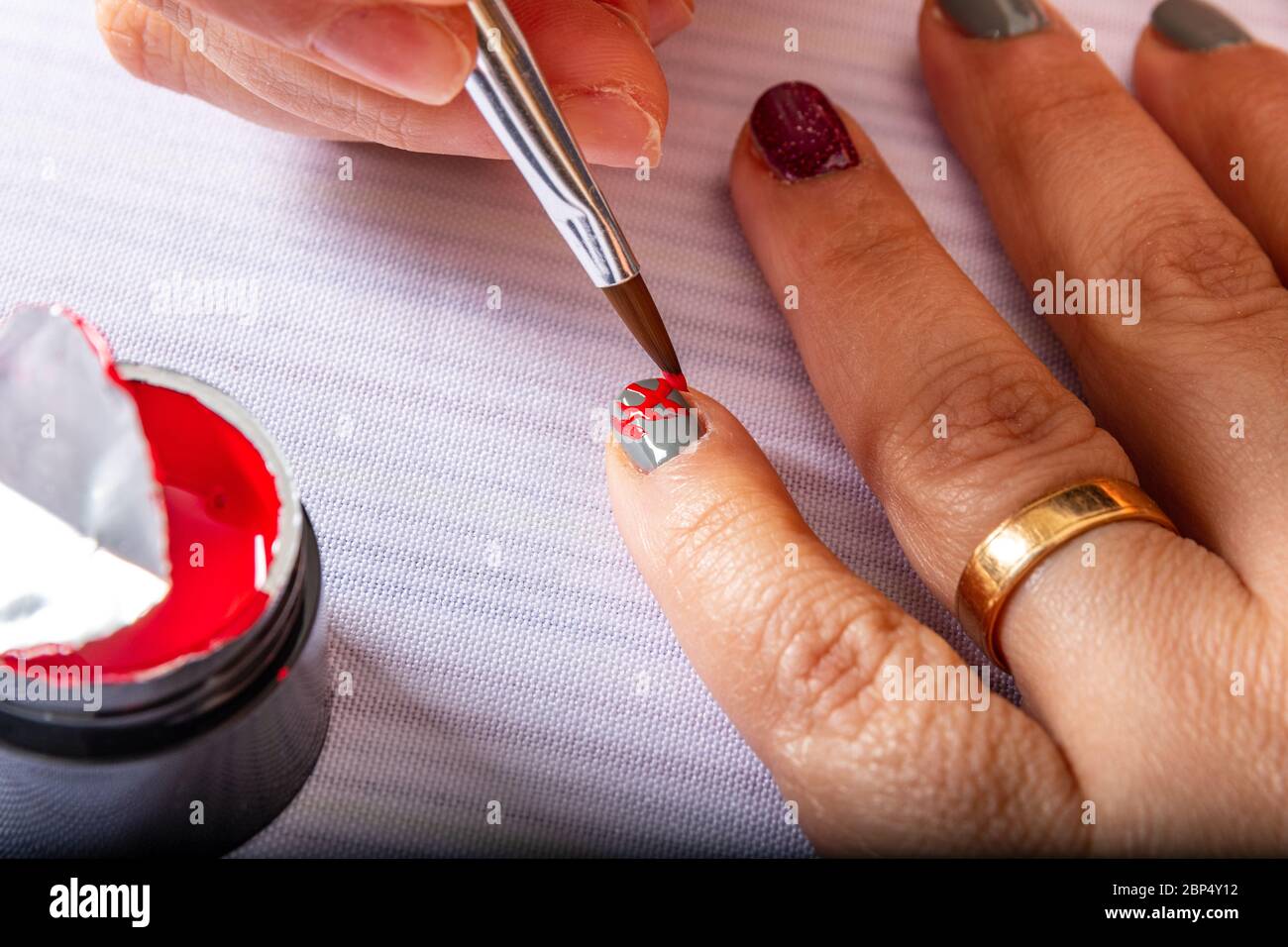 Manicure hands hi-res stock photography and images - Alamy