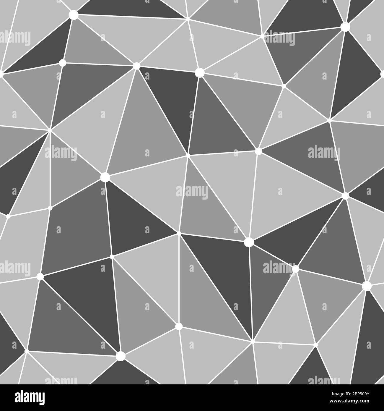 Polygonal geometric gray seamless pattern with lines and knots ...