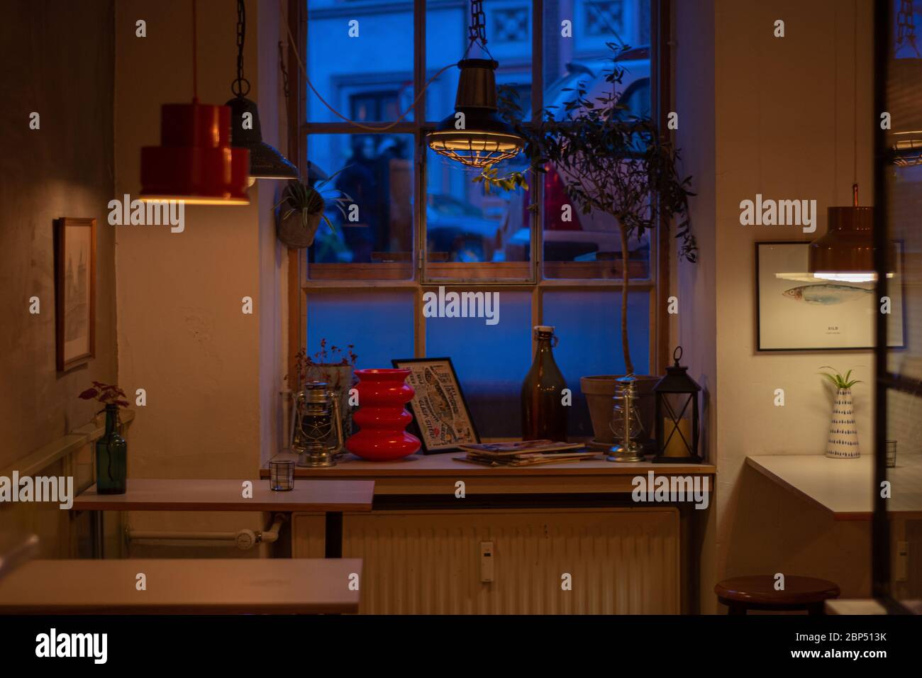 Interior window from a danish design, Denmark, Copenhague, 2019 Stock ...