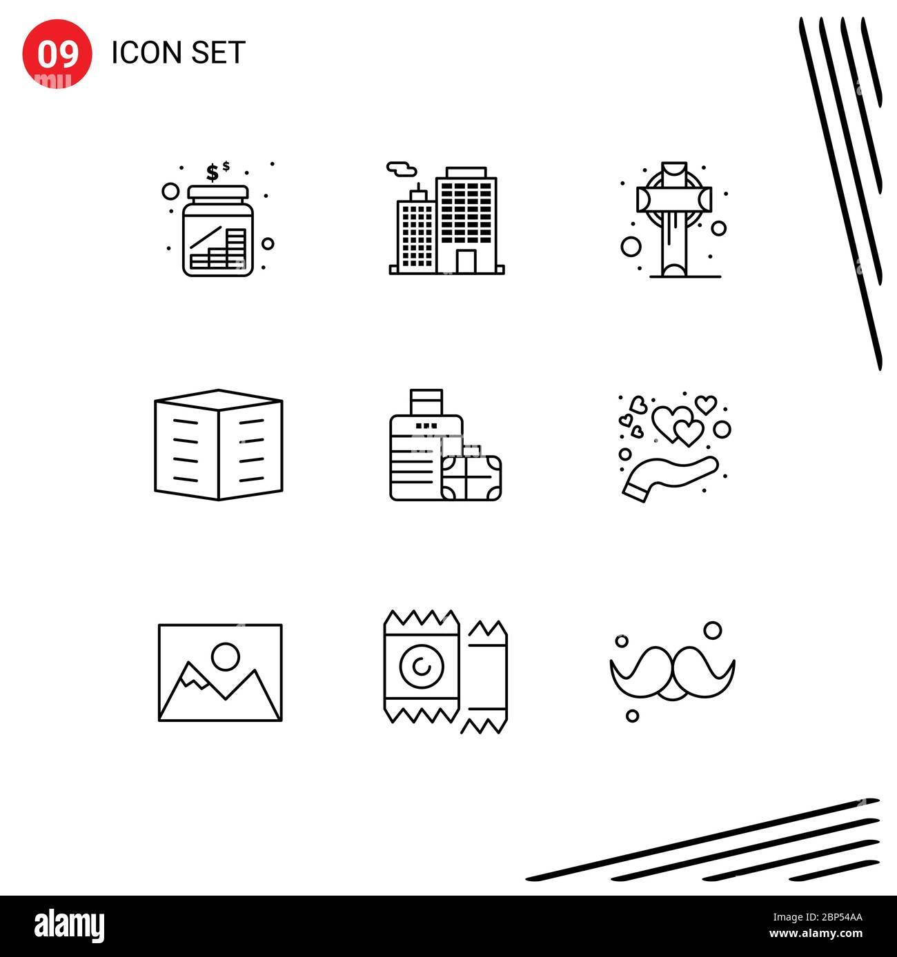 Simple outlines hi-res stock photography and images - Alamy