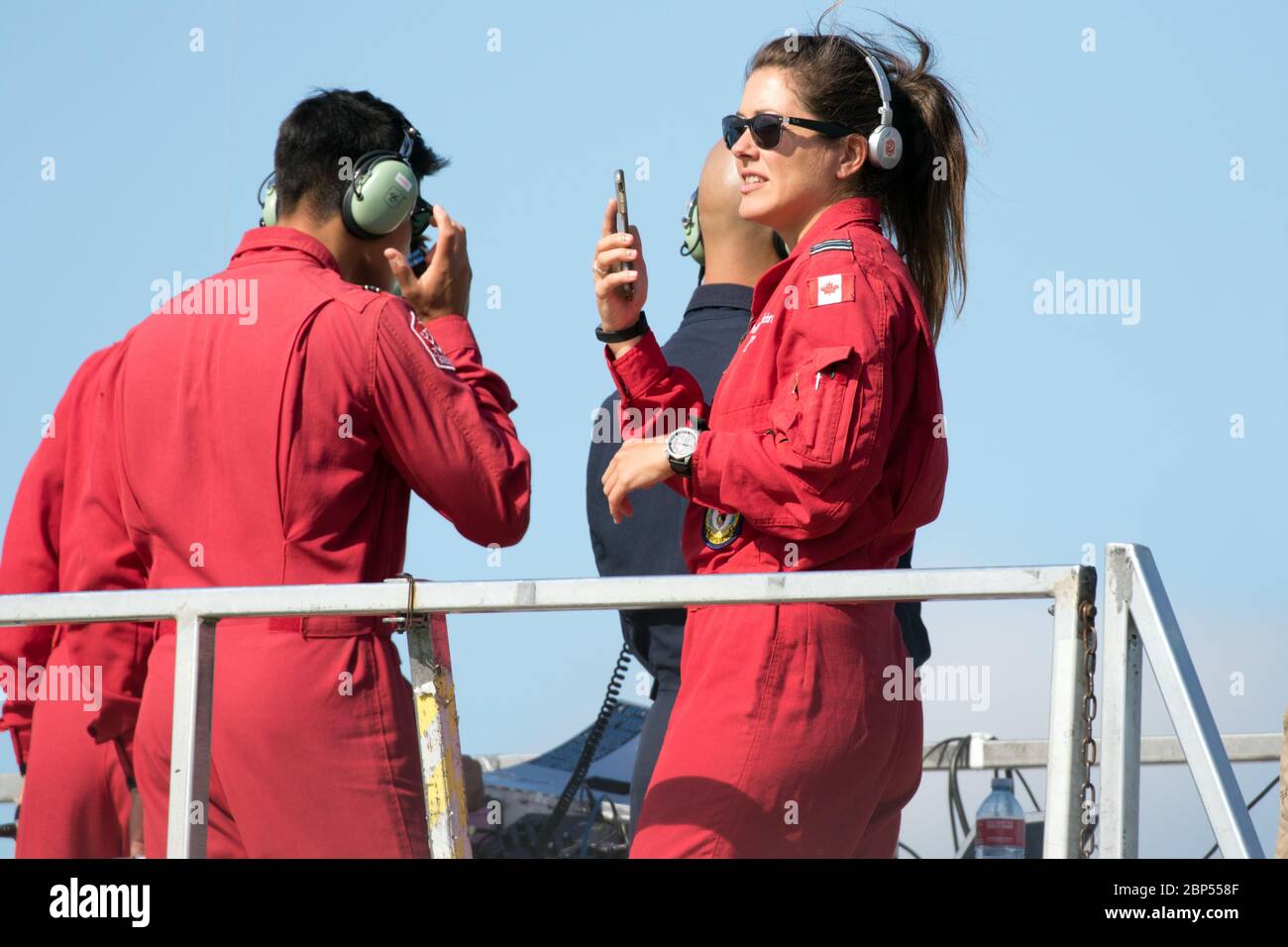 Captain Jennifer Casey pictured during the September 2019 performance ...
