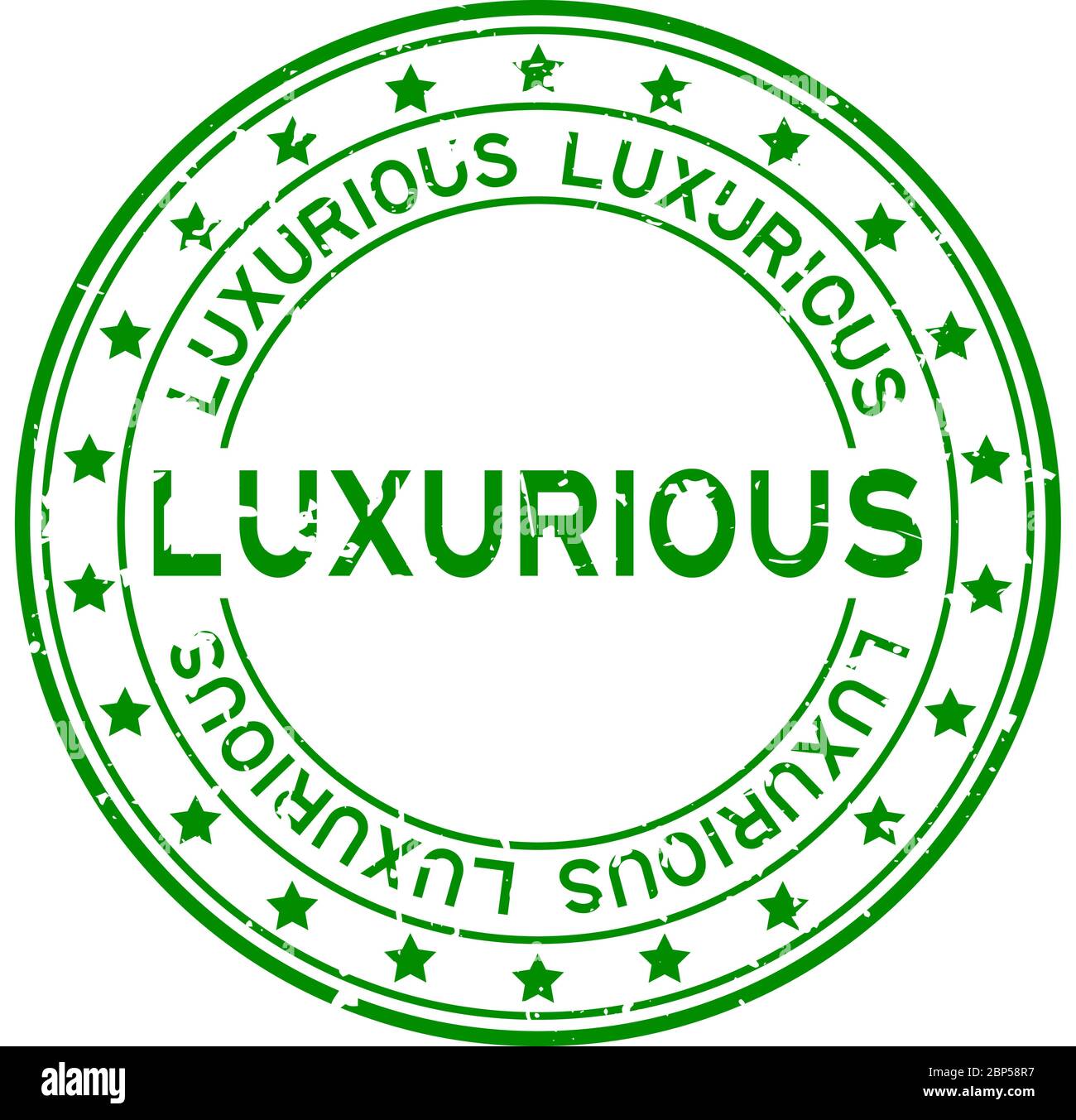 Grunge green luxurious word squre rubber seal stamp on white background Stock Vector Image & Art ...