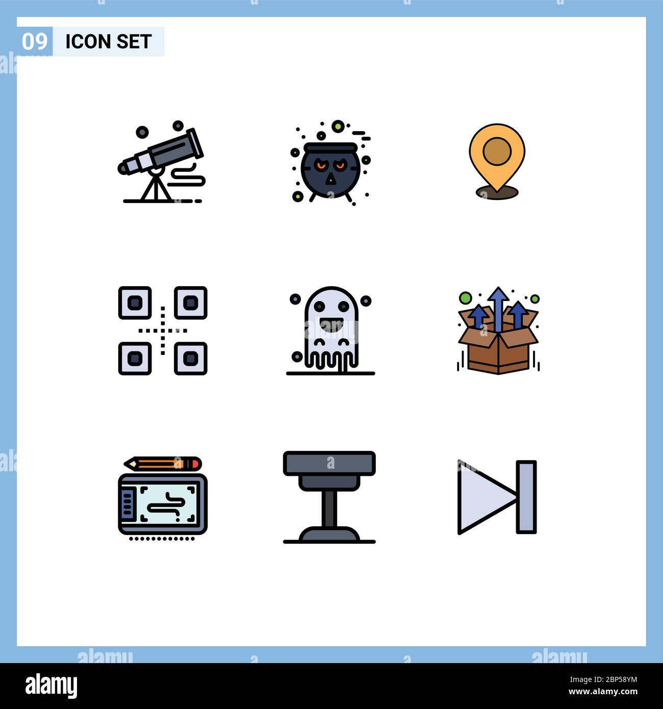 Cauldron point Stock Vector Images - Alamy