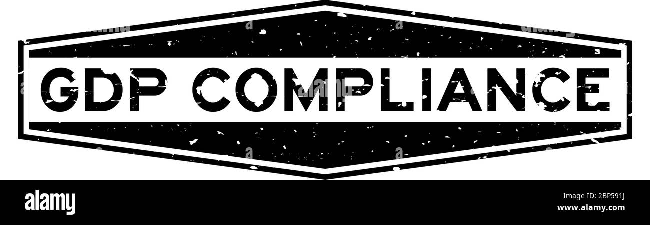 Grunge black GDP (Abbreviation good distribution practice) Compliance ...