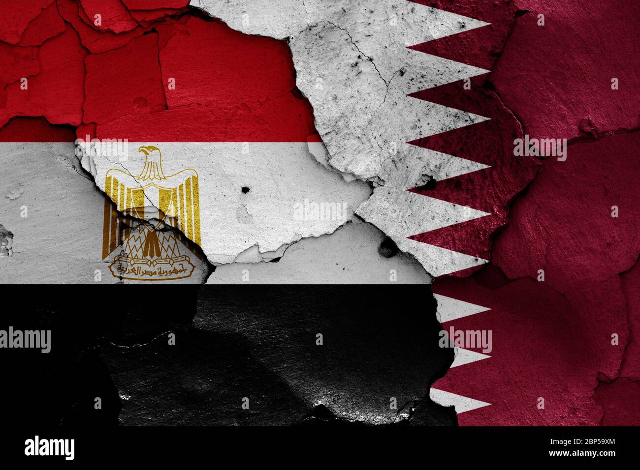 Egypt qatar conflict hi-res stock photography and images - Alamy