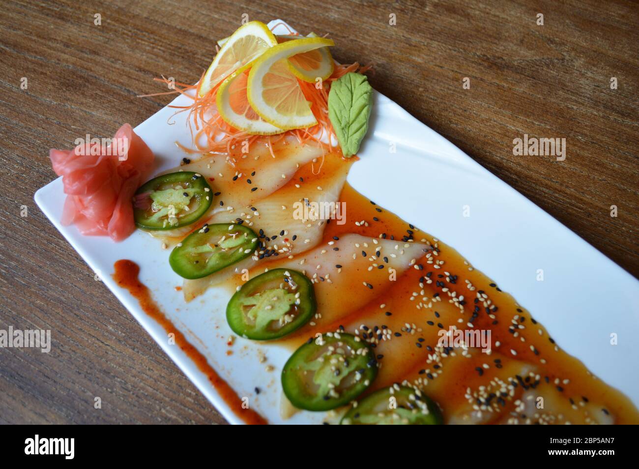 Yellowtail Sashimi With Jalapeno