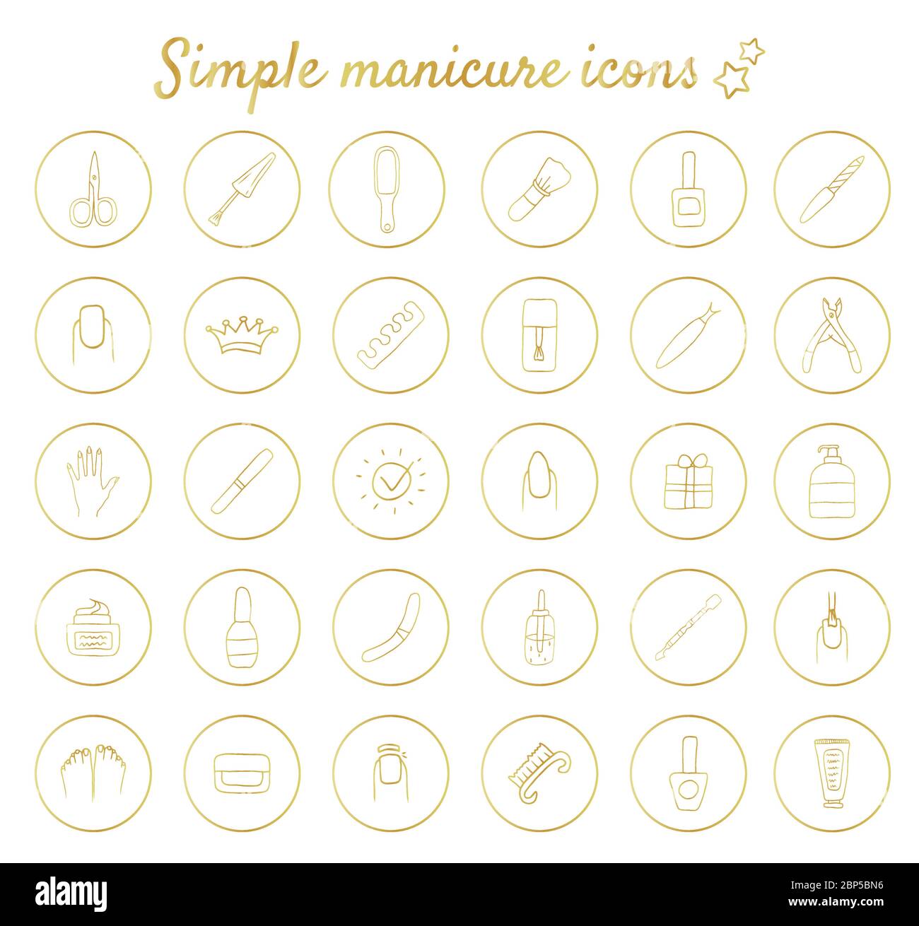 Manicure icons. Highlights Stories Covers for popular social media. Perfect for bloggers. Set of ...