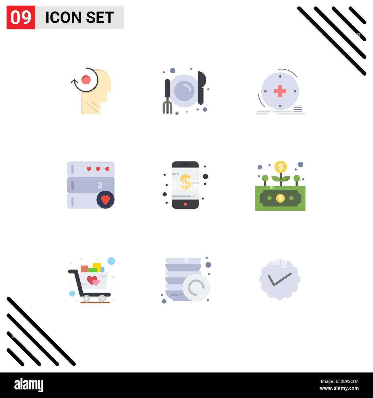 Server pictogram plate Stock Vector Images - Alamy