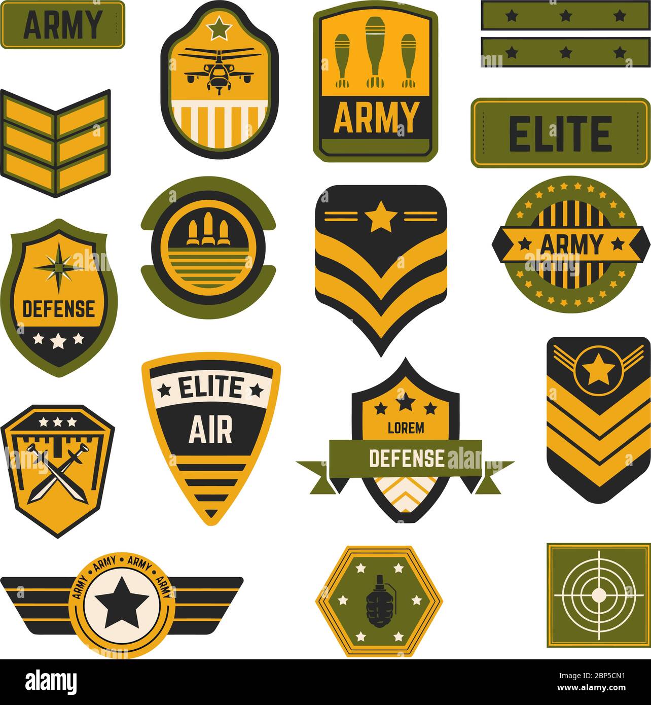 Army badges and rank set for Jeans jacket design. Jeans jacket design ...