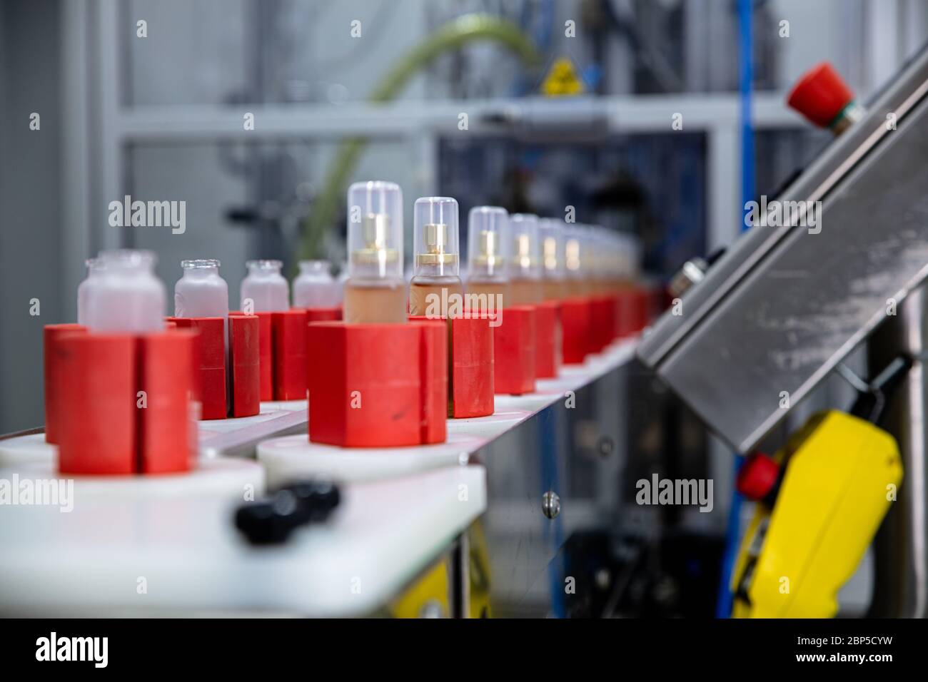 Cosmetic industry equipment and production process Stock Photo - Alamy