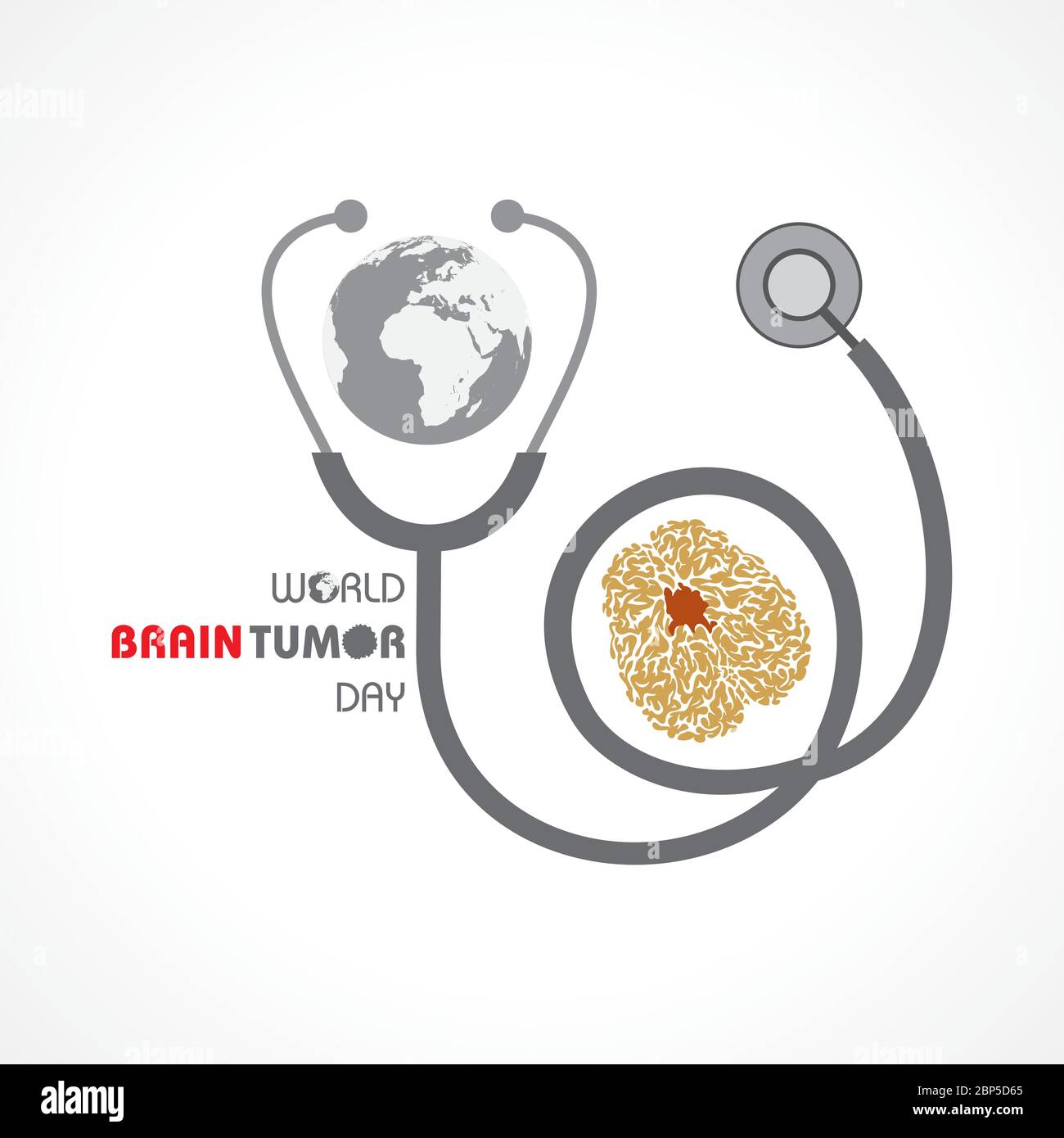 World Brain Tumor Day Vector Illustration. Suitable for greeting card ...