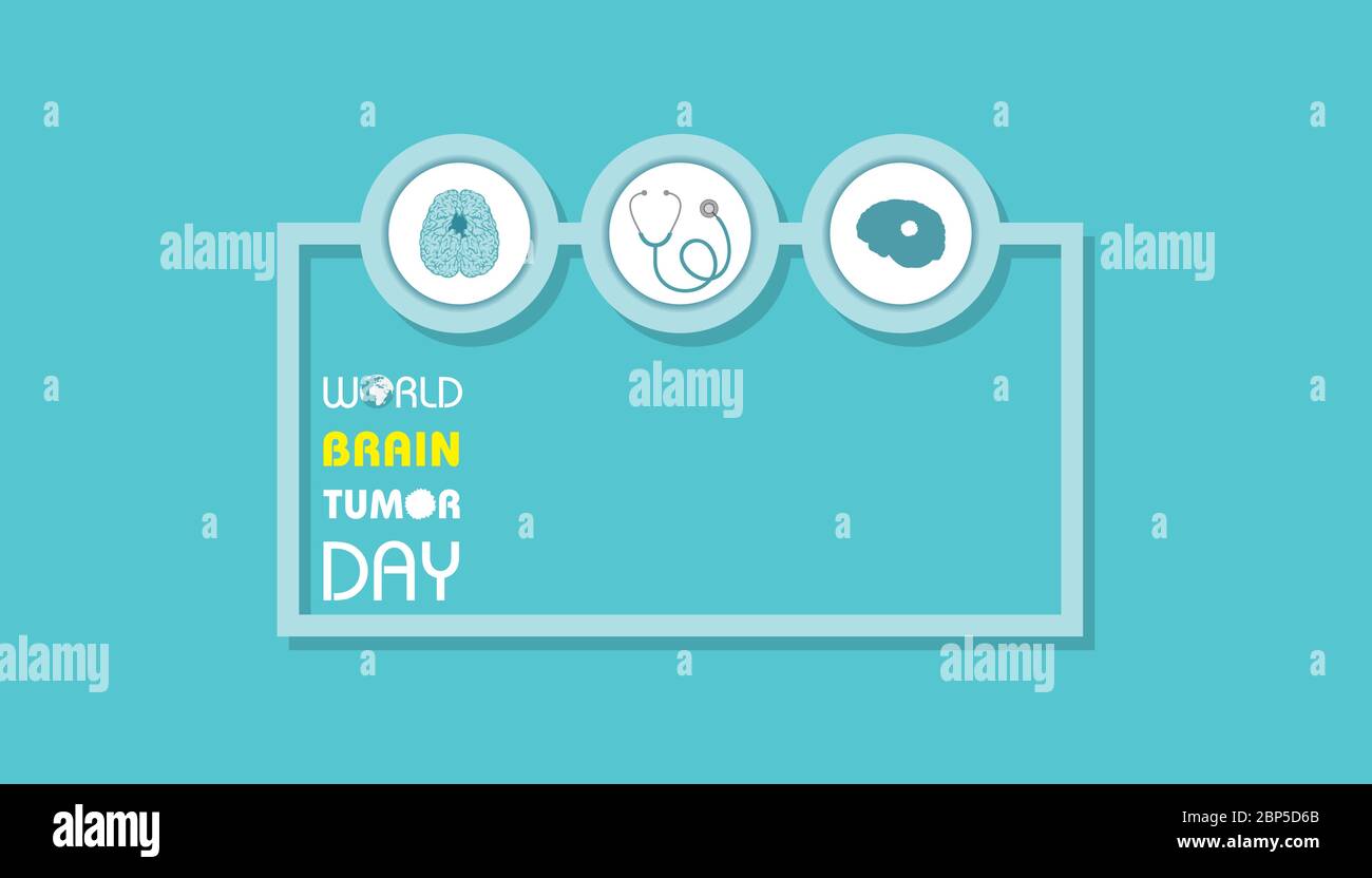 World Brain Tumor Day Vector Illustration. Suitable for greeting card ...