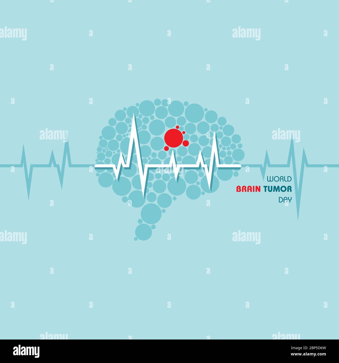 World Brain Tumor Day Vector Illustration. Suitable for greeting card ...