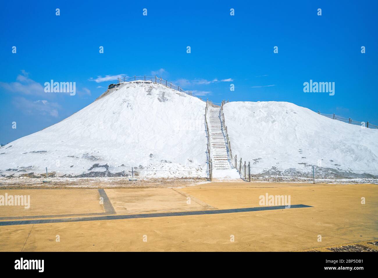Salt mountain at Cigu county, Tainan Stock Photo - Alamy
