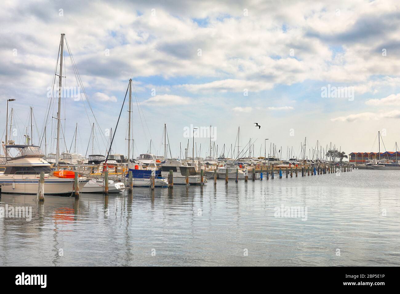 the sky over the marina Stock Photo - Alamy